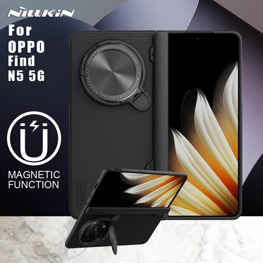 OPPO Find N5 5G Nillkin Case Super Frosted Shield Prop Fold Magnetic Anti-Fingerprint Cases ...